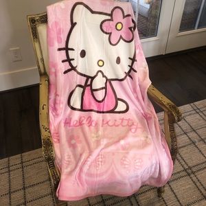 Hello Kitty | Bedding | New Hello Kitty Plush Fleece Throw Blanket ...